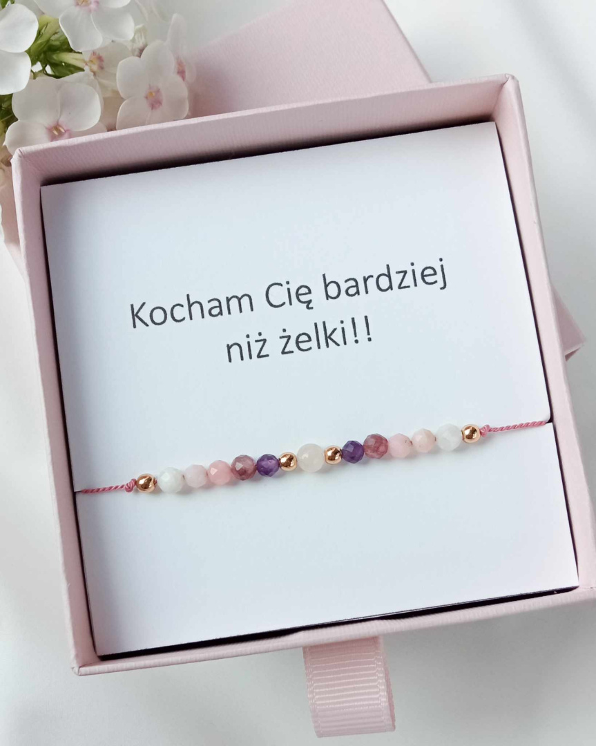 Bransoletka z kamieni naturalnych Butterfly - Biżuteria naturalna Mamitka